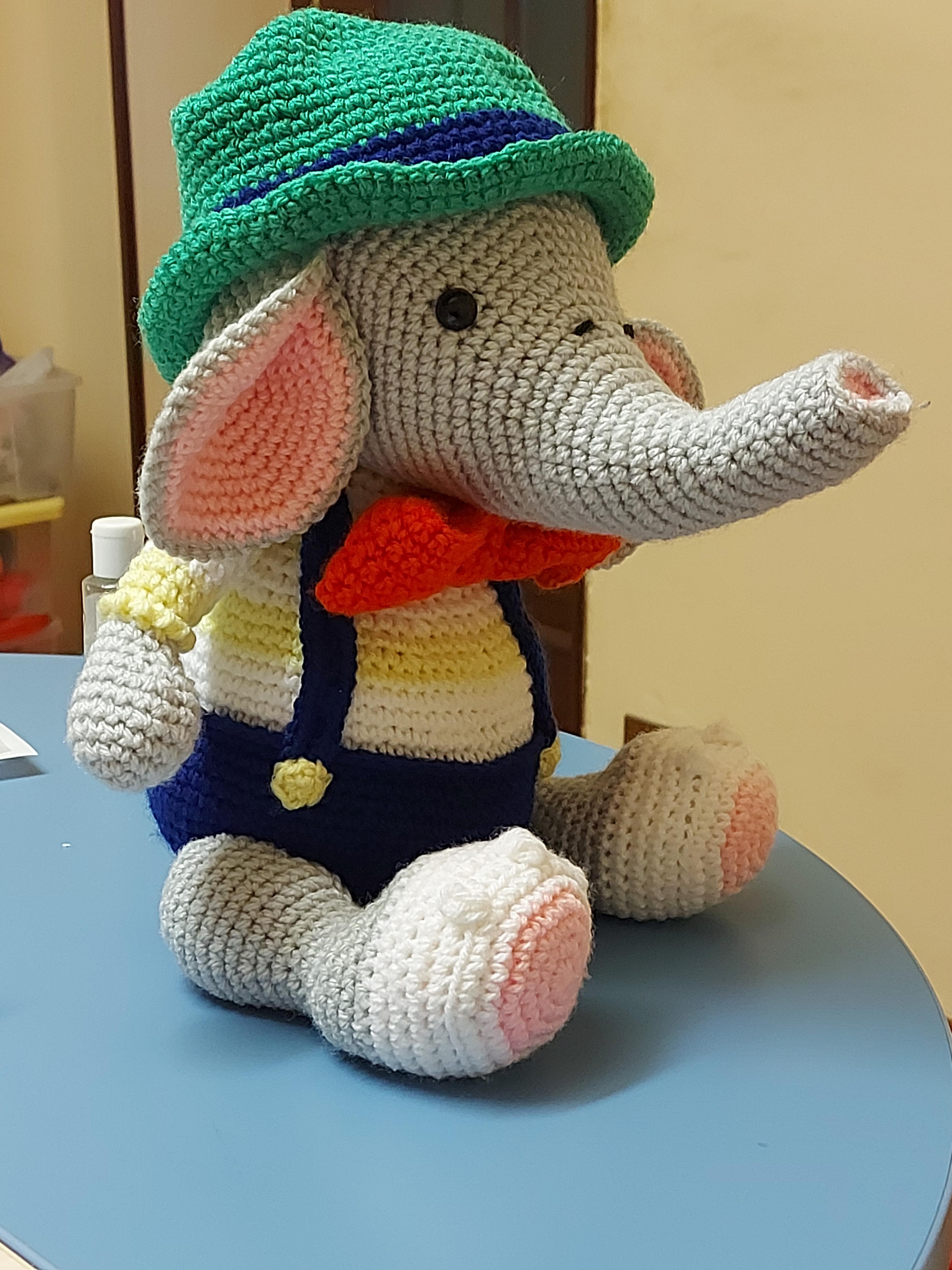 Amigurumi.com - Creations - Doki the elephant from Amigurumi Treasures 2