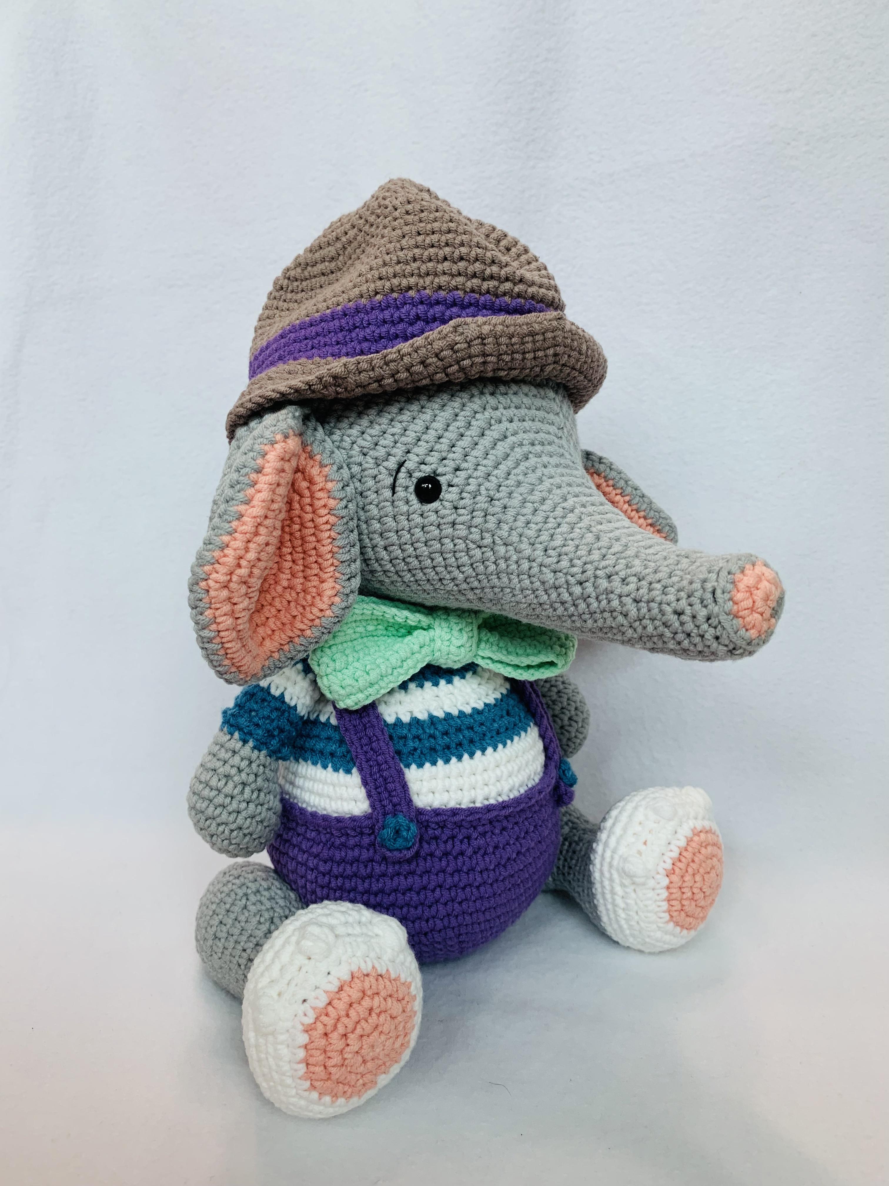 Amigurumi.com - Creations - Doki the elephant from Amigurumi Treasures 2