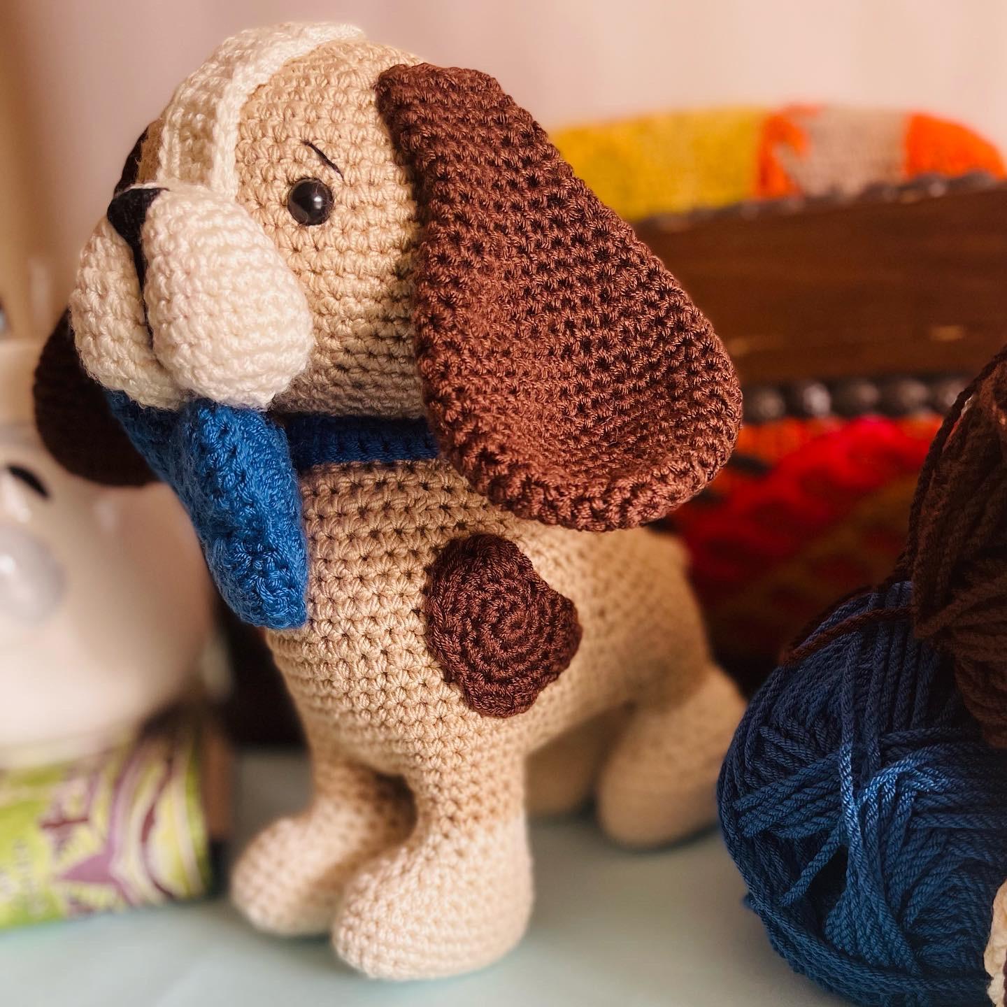 Amigurumi.com - Creations - Dougie the dog from Amigurumi Treasures