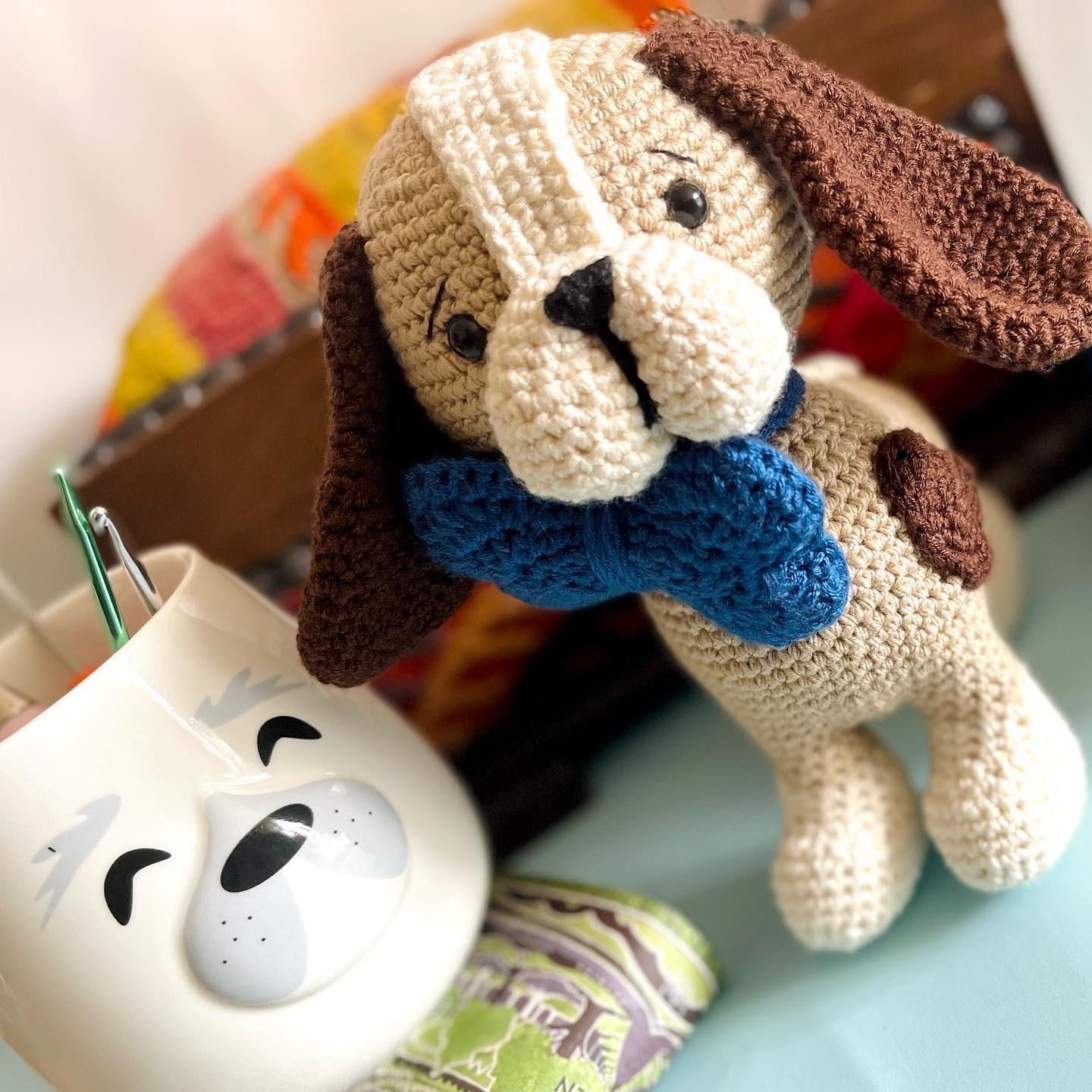 Amigurumi.com - Creations - Dougie the dog from Amigurumi Treasures