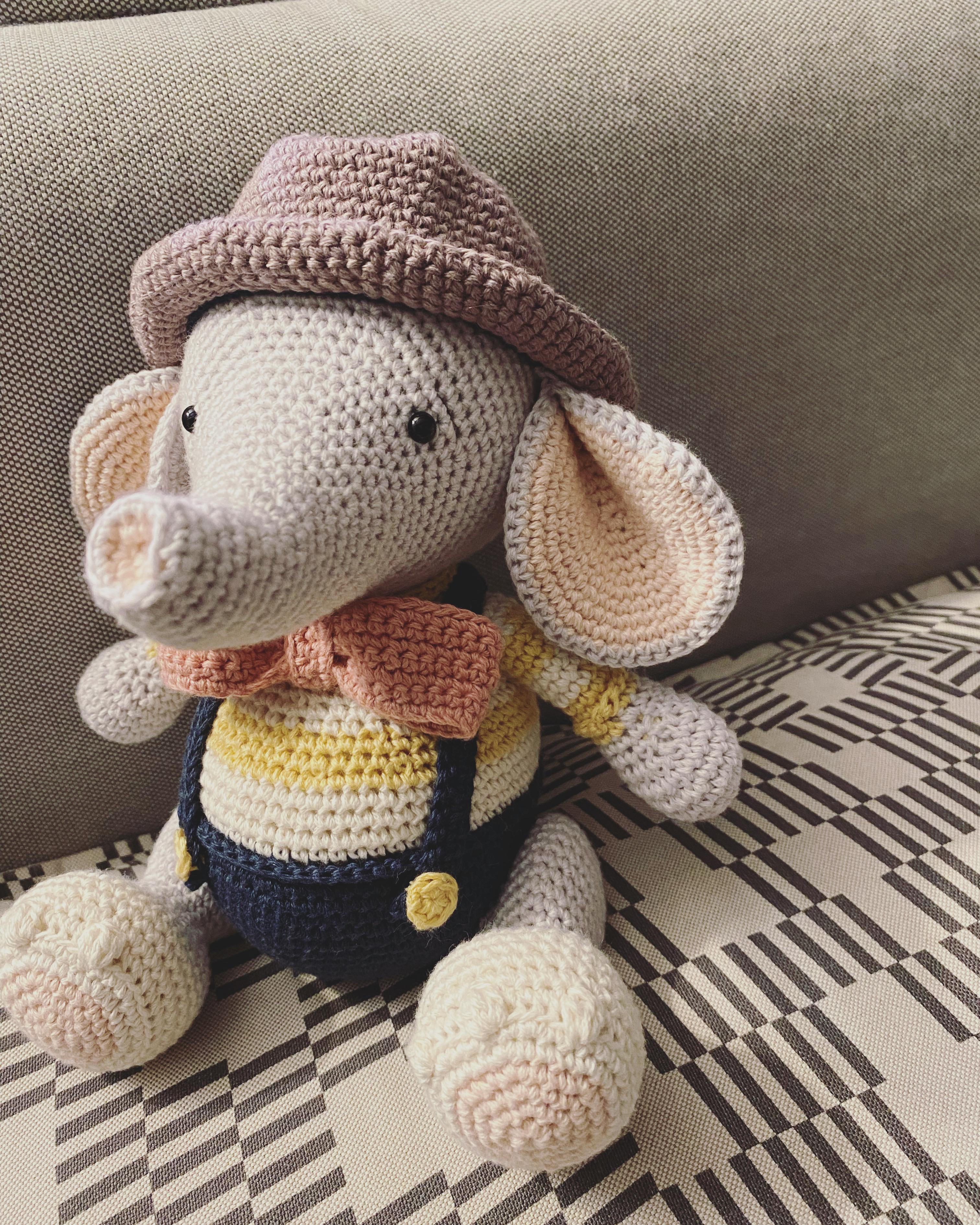 Amigurumi.com - Creations - Doki the elephant from Amigurumi Treasures 2