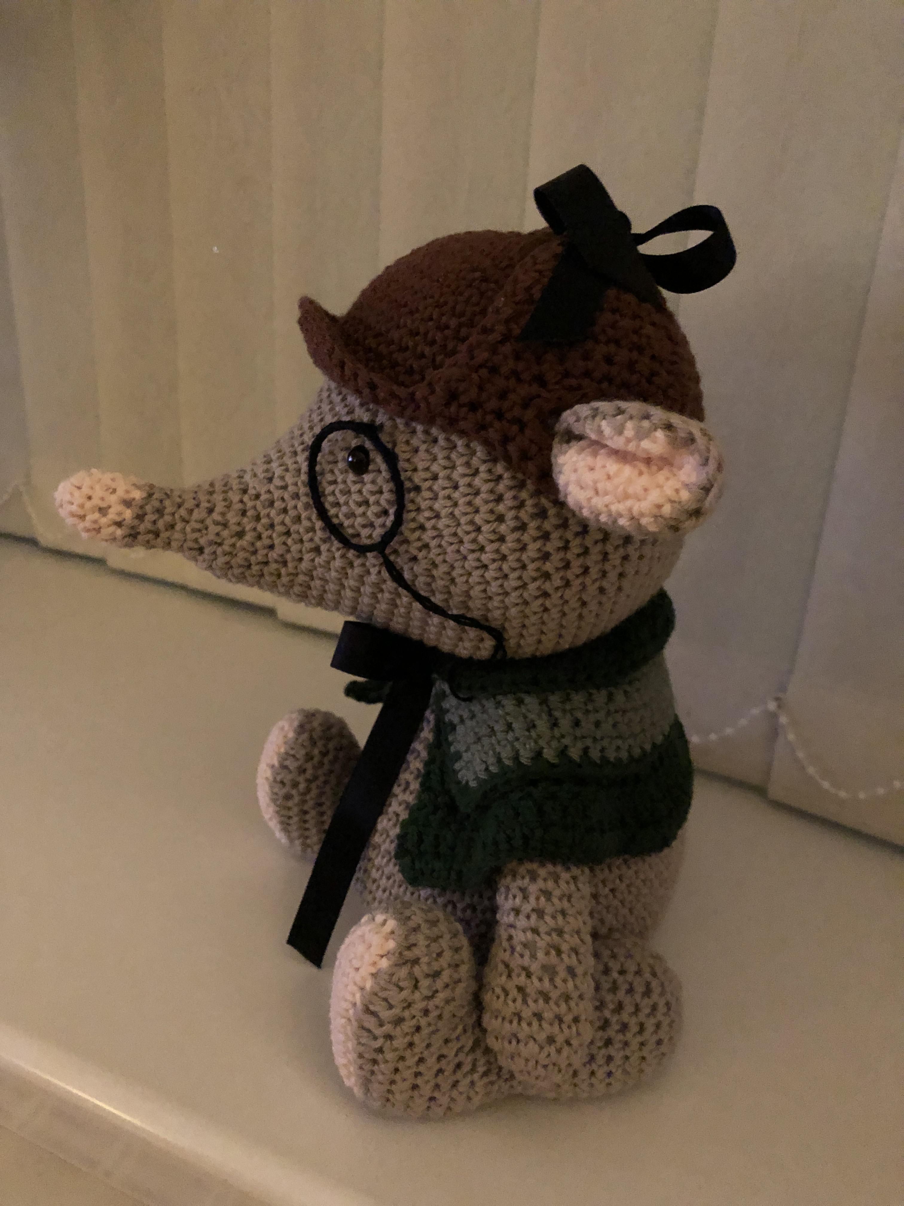 Amigurumi.com - Creations - Benedict the shrew from Amigurumi Treasures 2