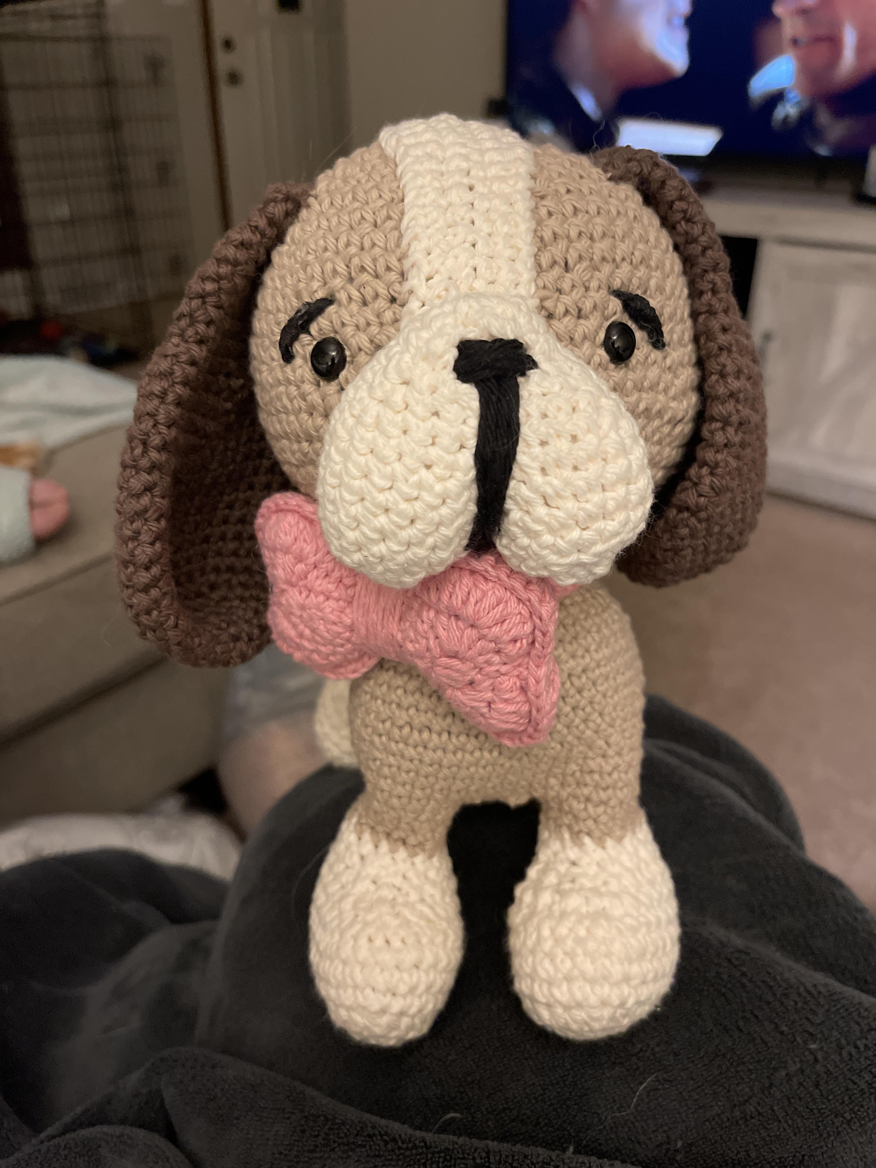 Amigurumi.com - Creations - Dougie the dog from Amigurumi Treasures