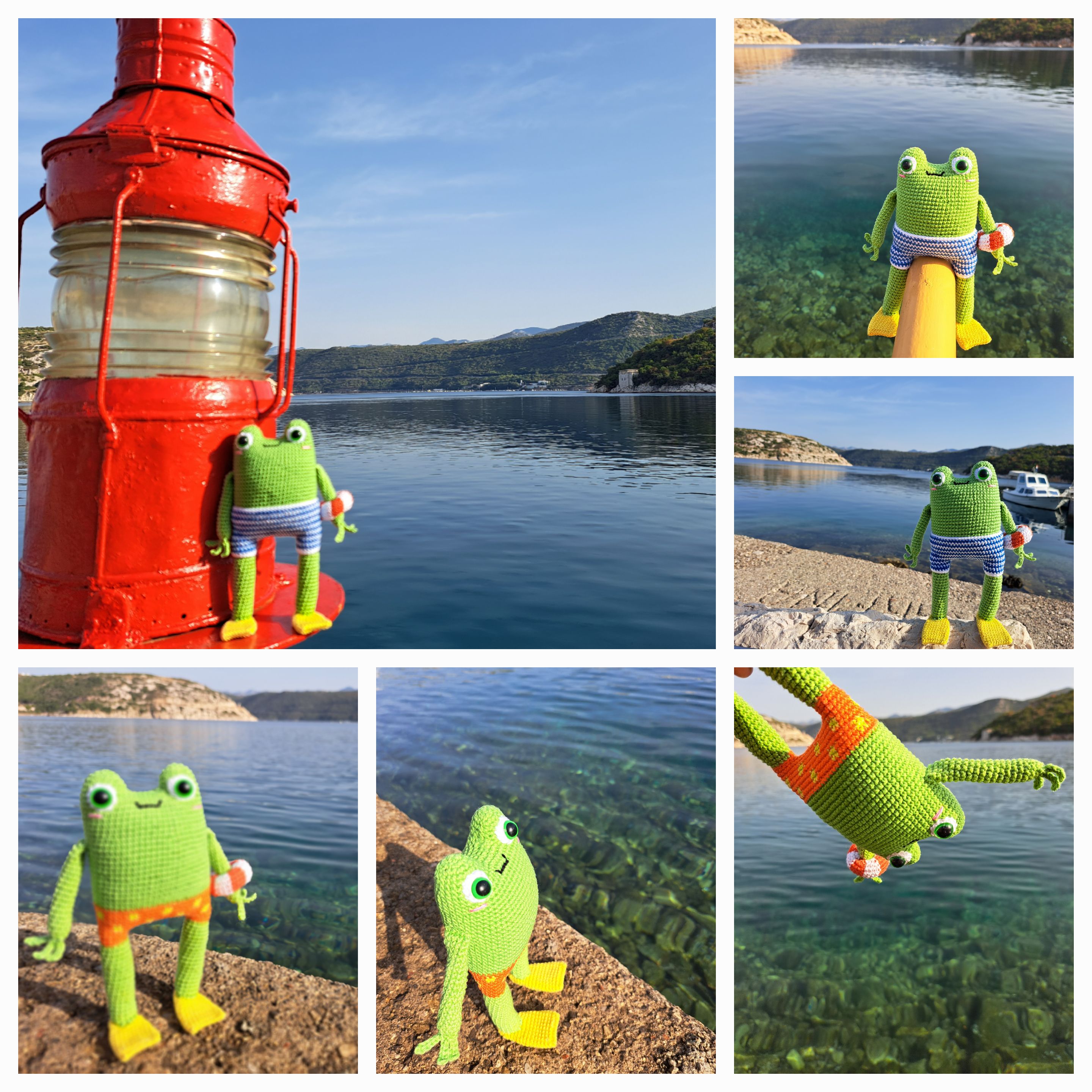 Amigurumi.com - Creations - Victor Frog from Animal Friends of Pica Pau