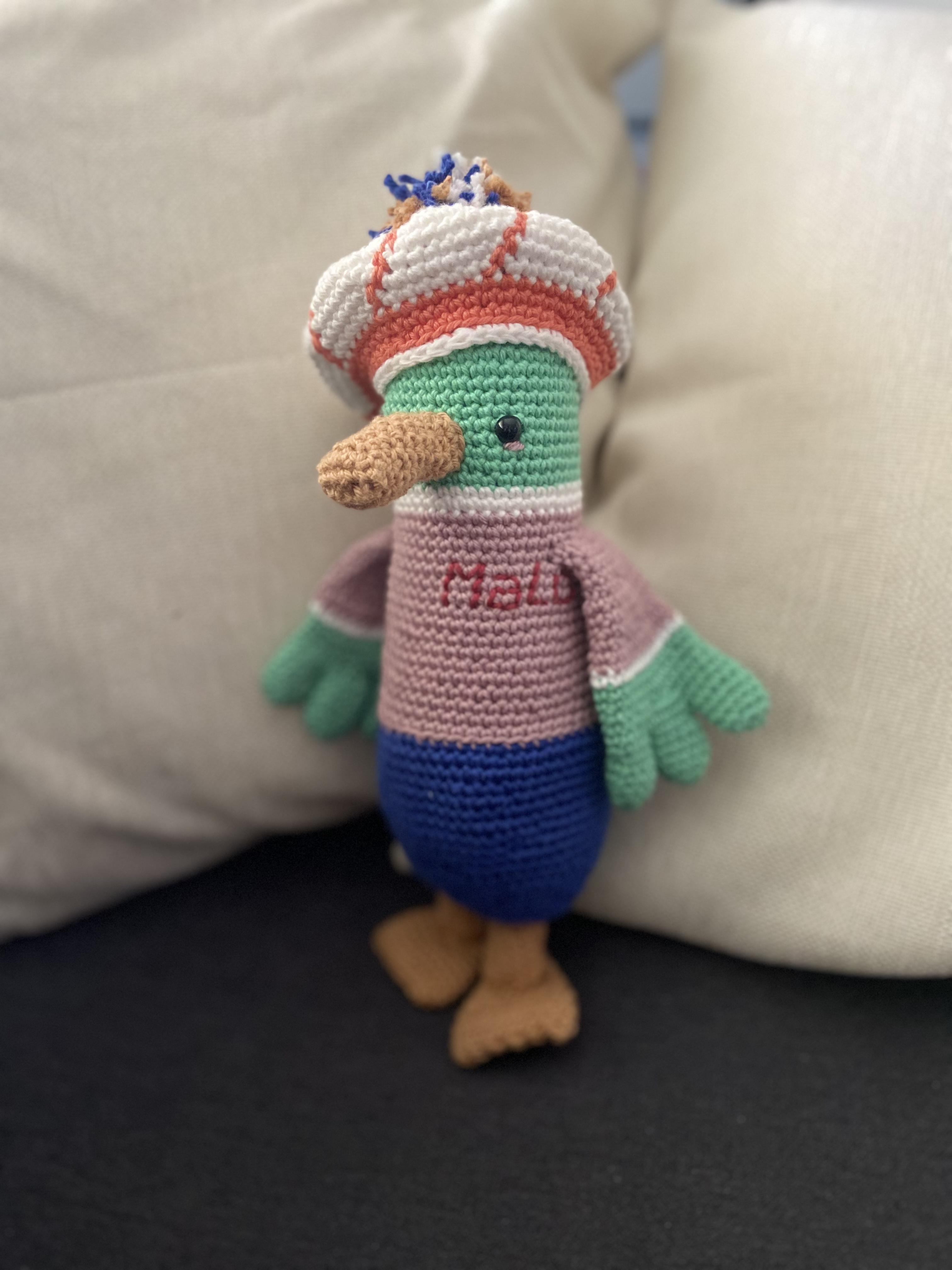 Amigurumi.com - Creations - James Duck from Animal Friends of Pica Pau 2