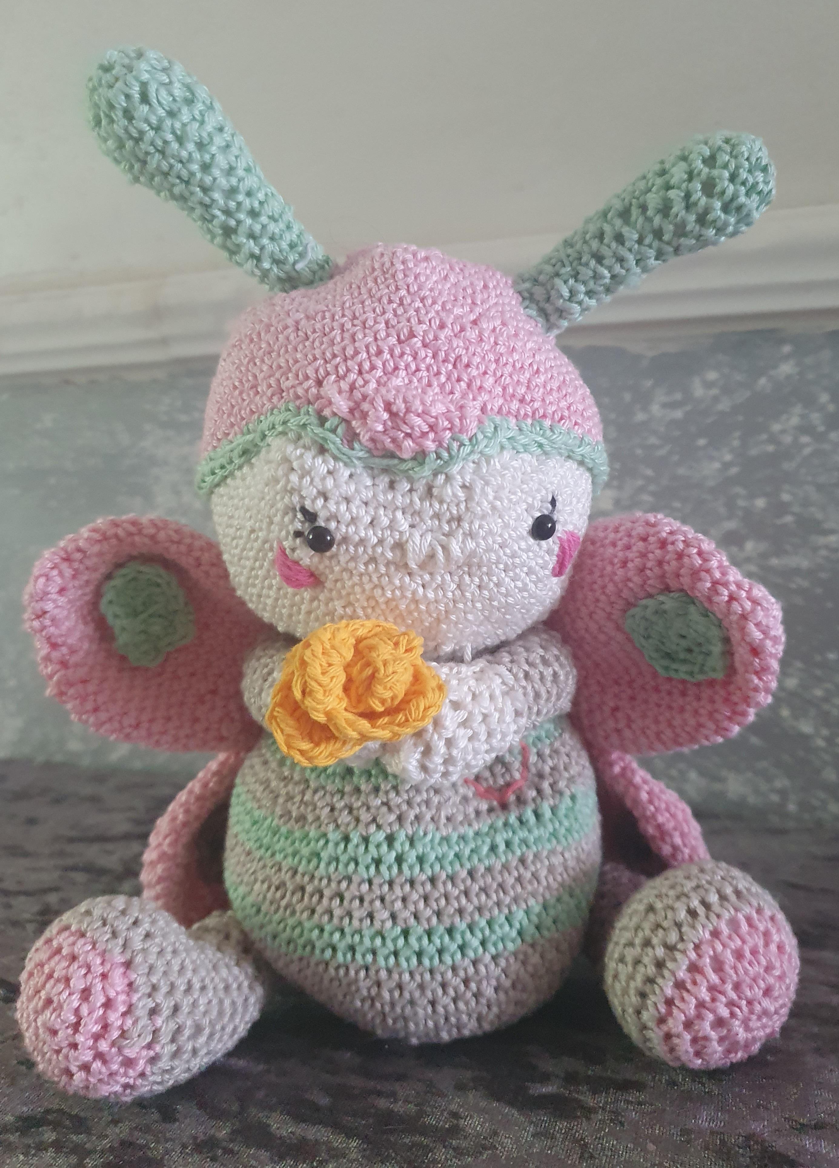 Amigurumi.com - Creations - Billie the butterfly from Amigurumi Treasures 2