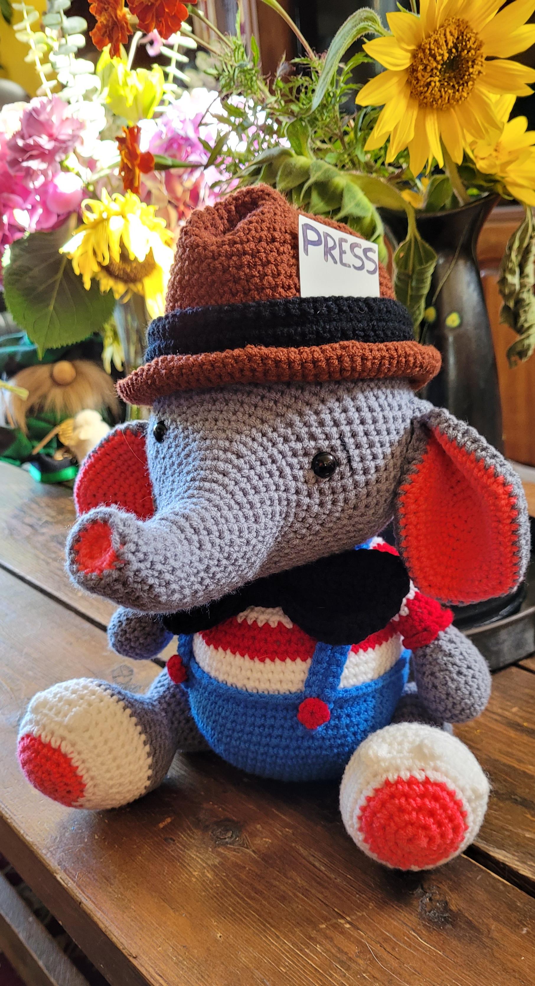 Amigurumi.com - Creations - Doki the elephant from Amigurumi Treasures 2