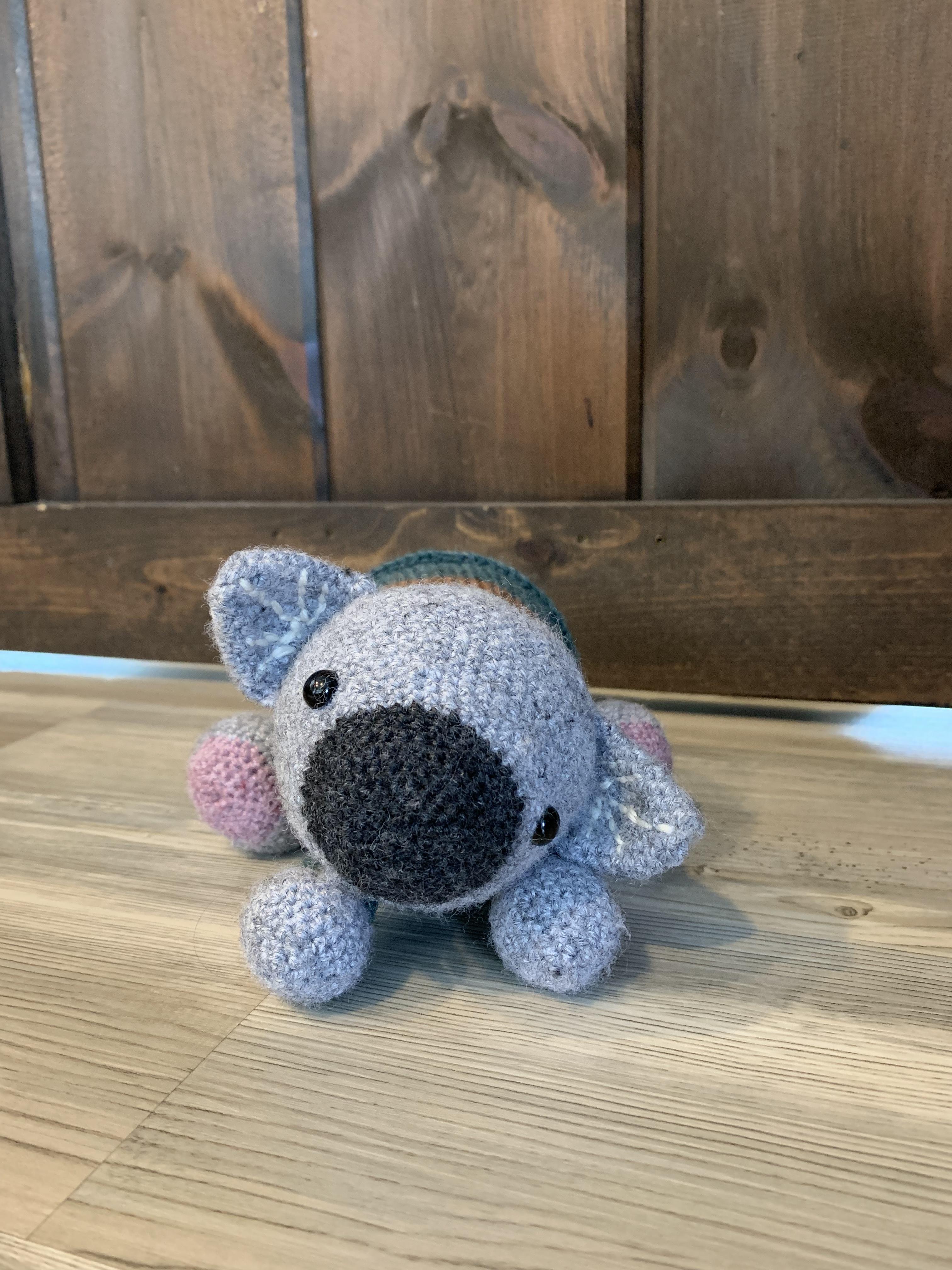 Amigurumi.com - Creations - Wally the wombat from Amigurumi Treasures 2