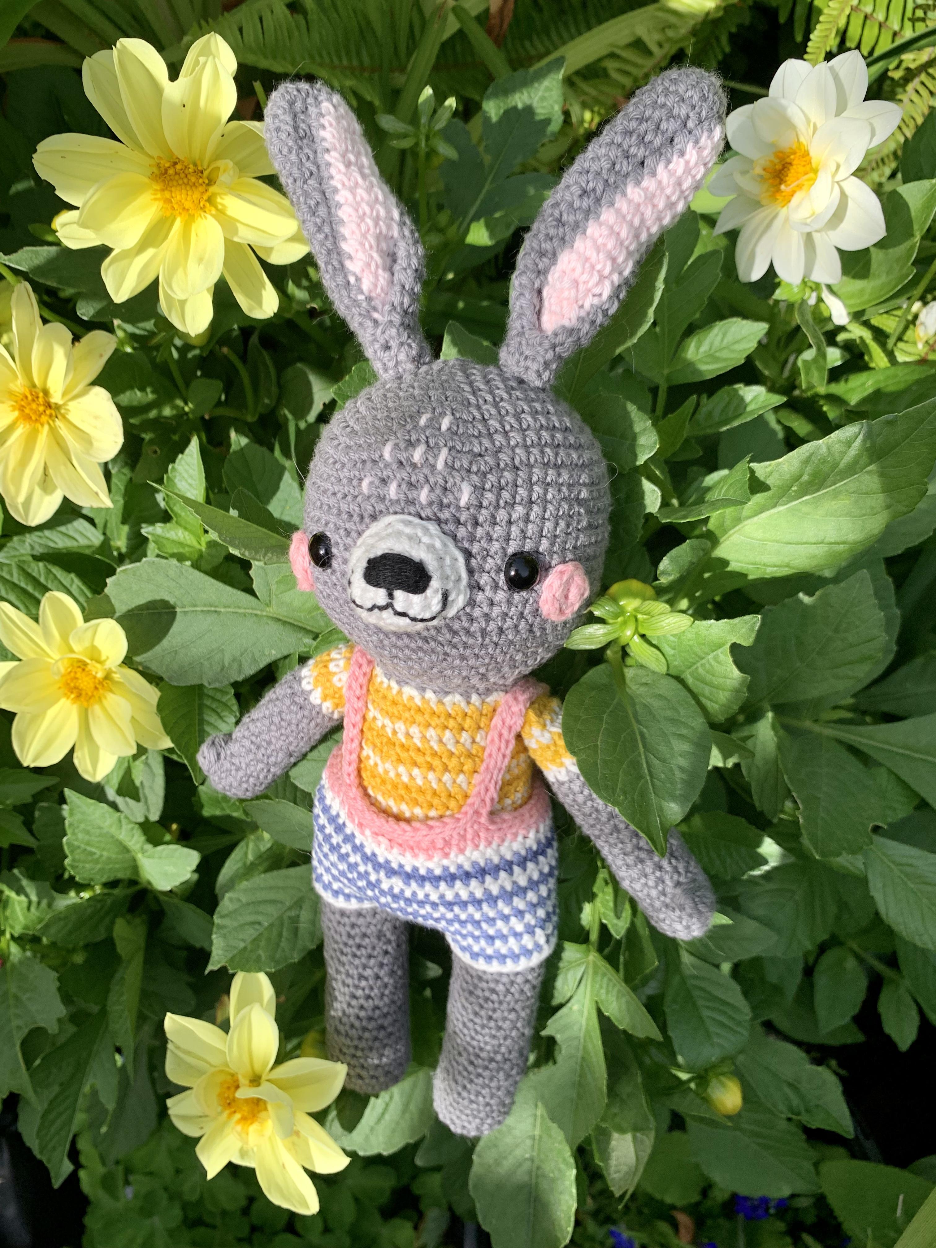 Amigurumi.com - Creations - Gilbert Rabbit from Animal Friends of Pica ...