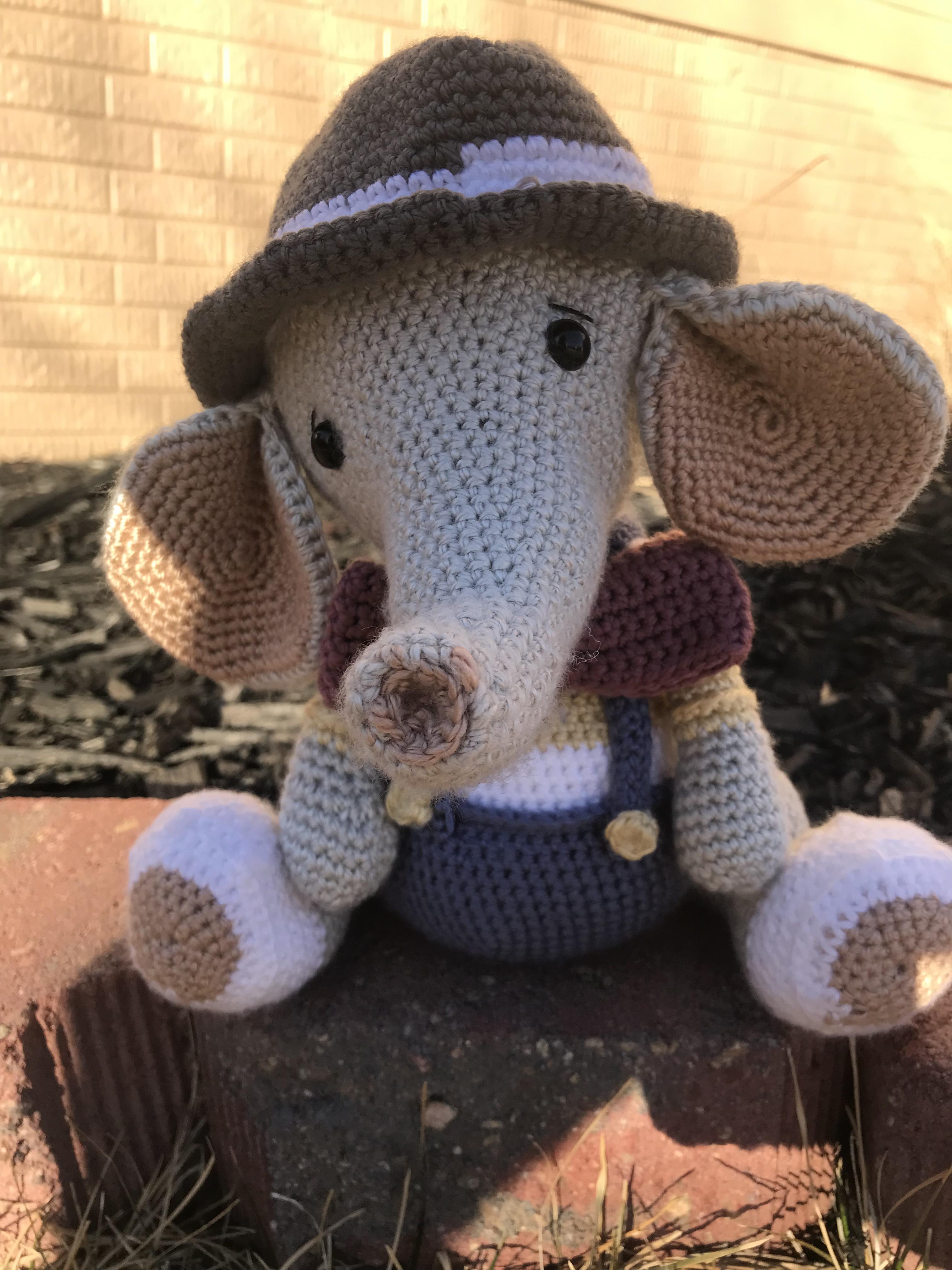 Amigurumi.com - Creations - Doki the elephant from Amigurumi Treasures 2