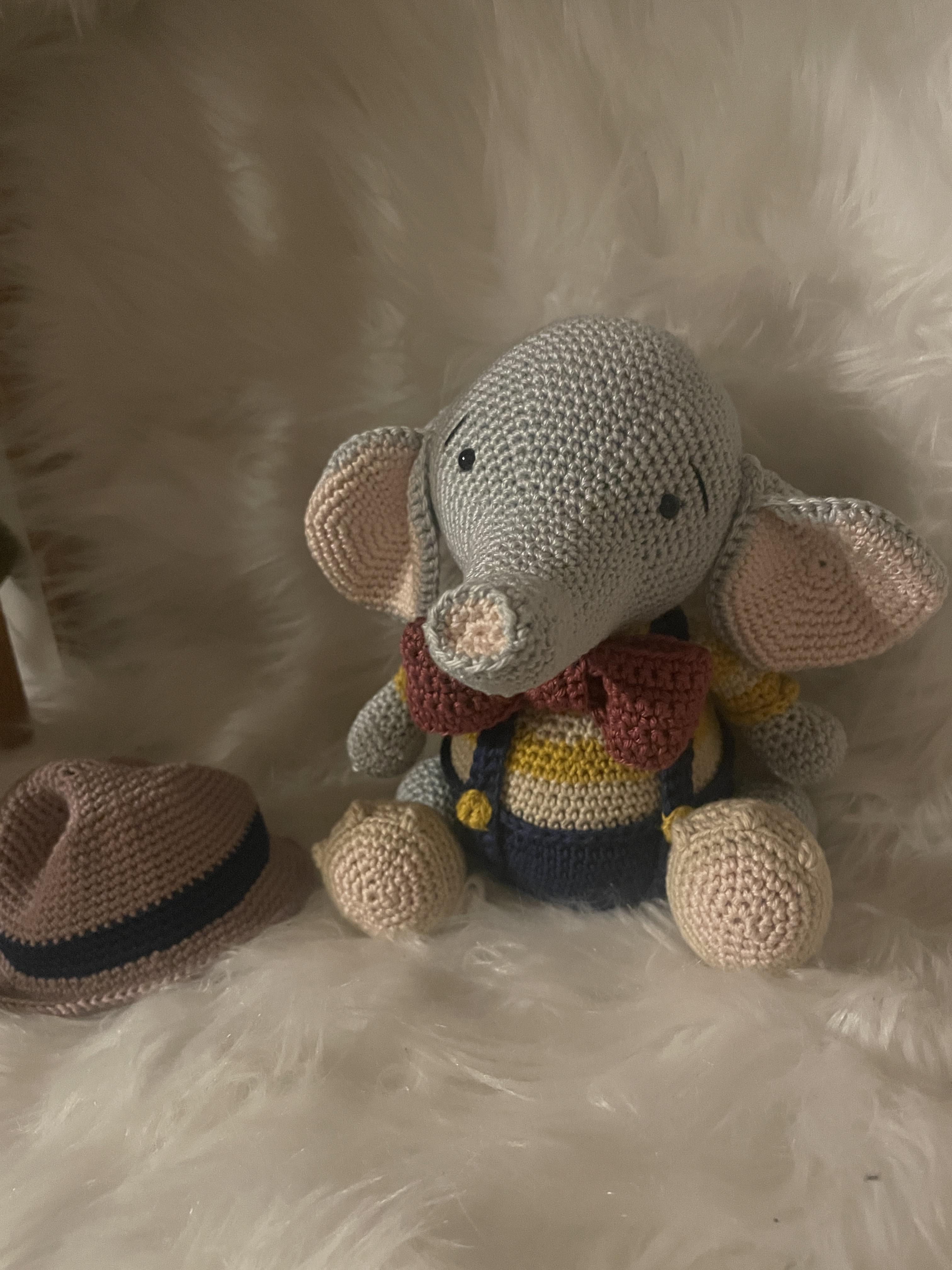 Amigurumi.com - Creations - Doki the elephant from Amigurumi Treasures 2