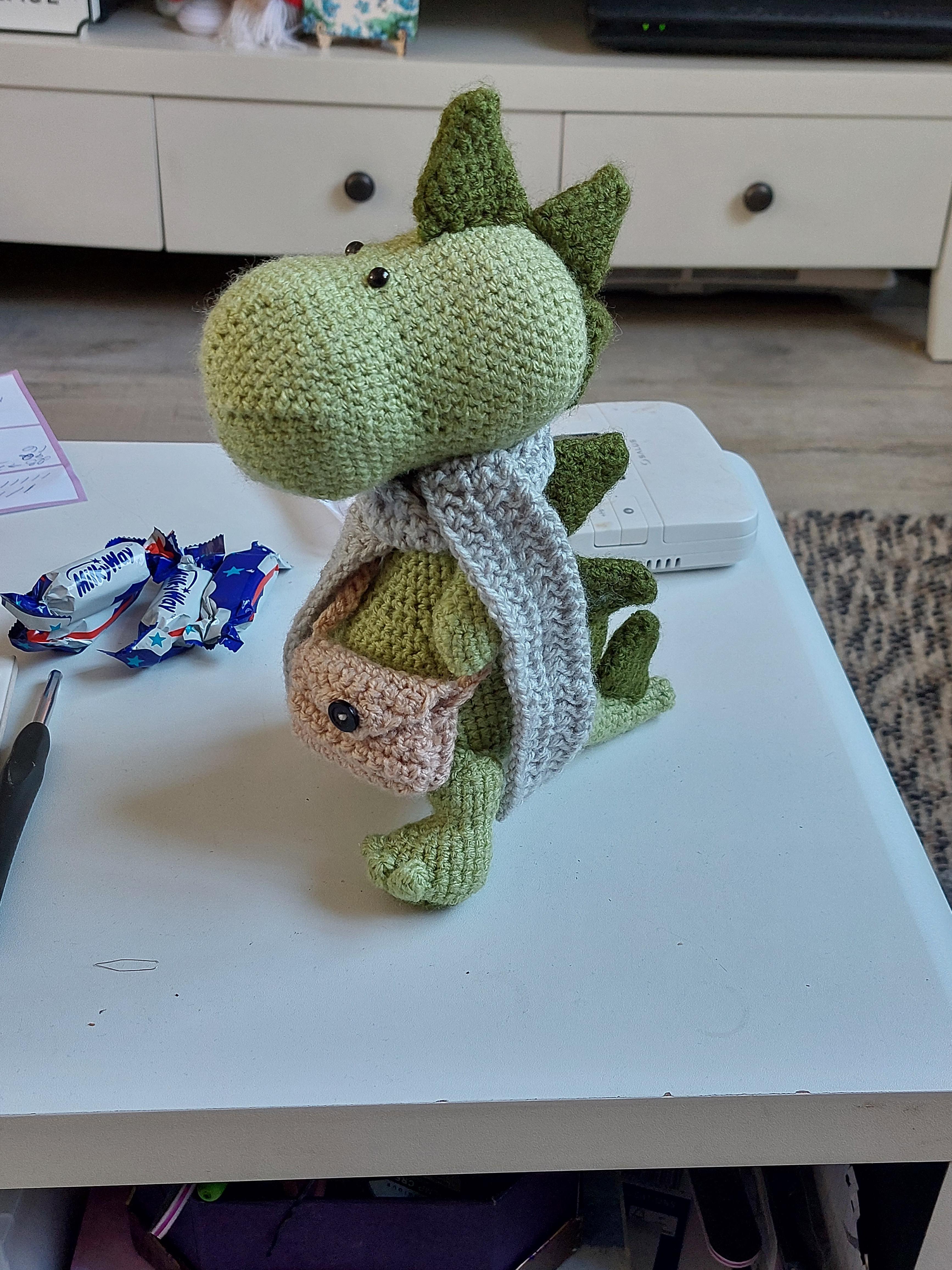 Amigurumi.com - Creations - Rex the dinosaur from Amigurumi Treasures