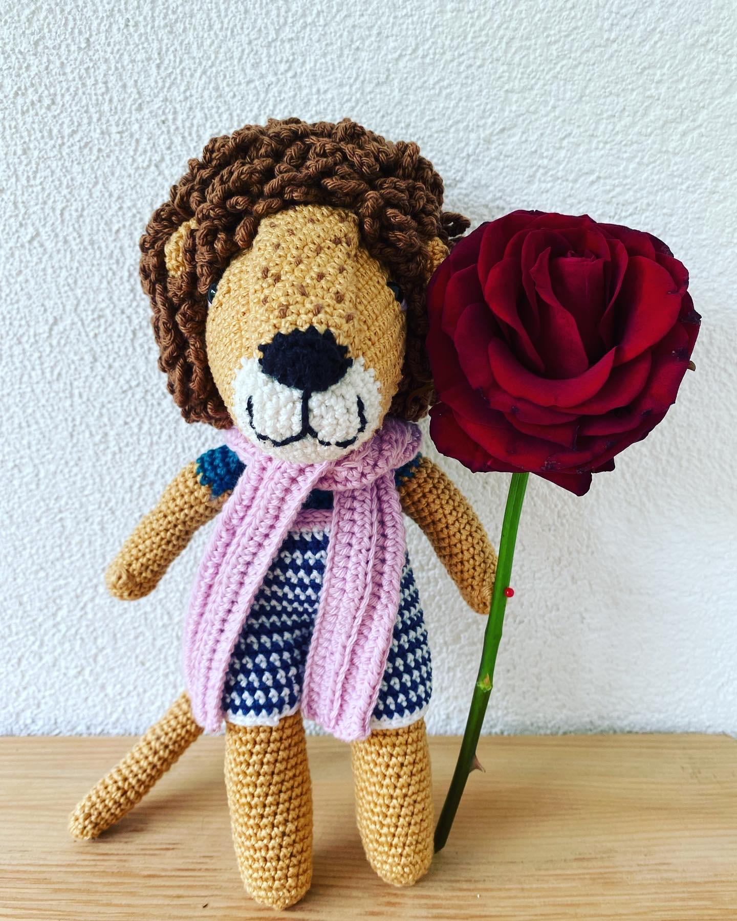 Amigurumi.com - Creations - Sebastian Lion from Animal Friends of Pica ...
