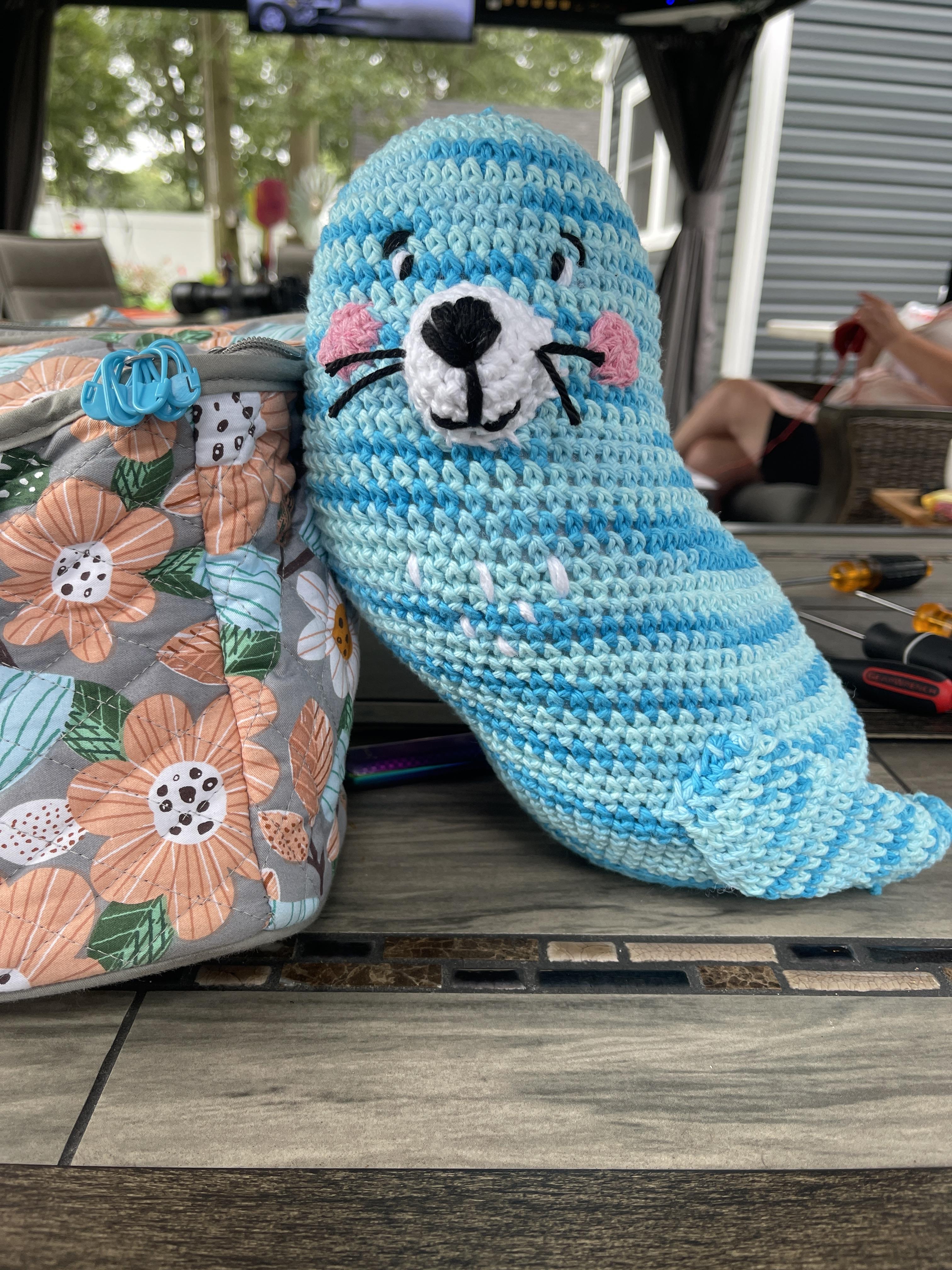 Amigurumi.com - Creations - Kia the Monk Seal from Zoomigurumi ...