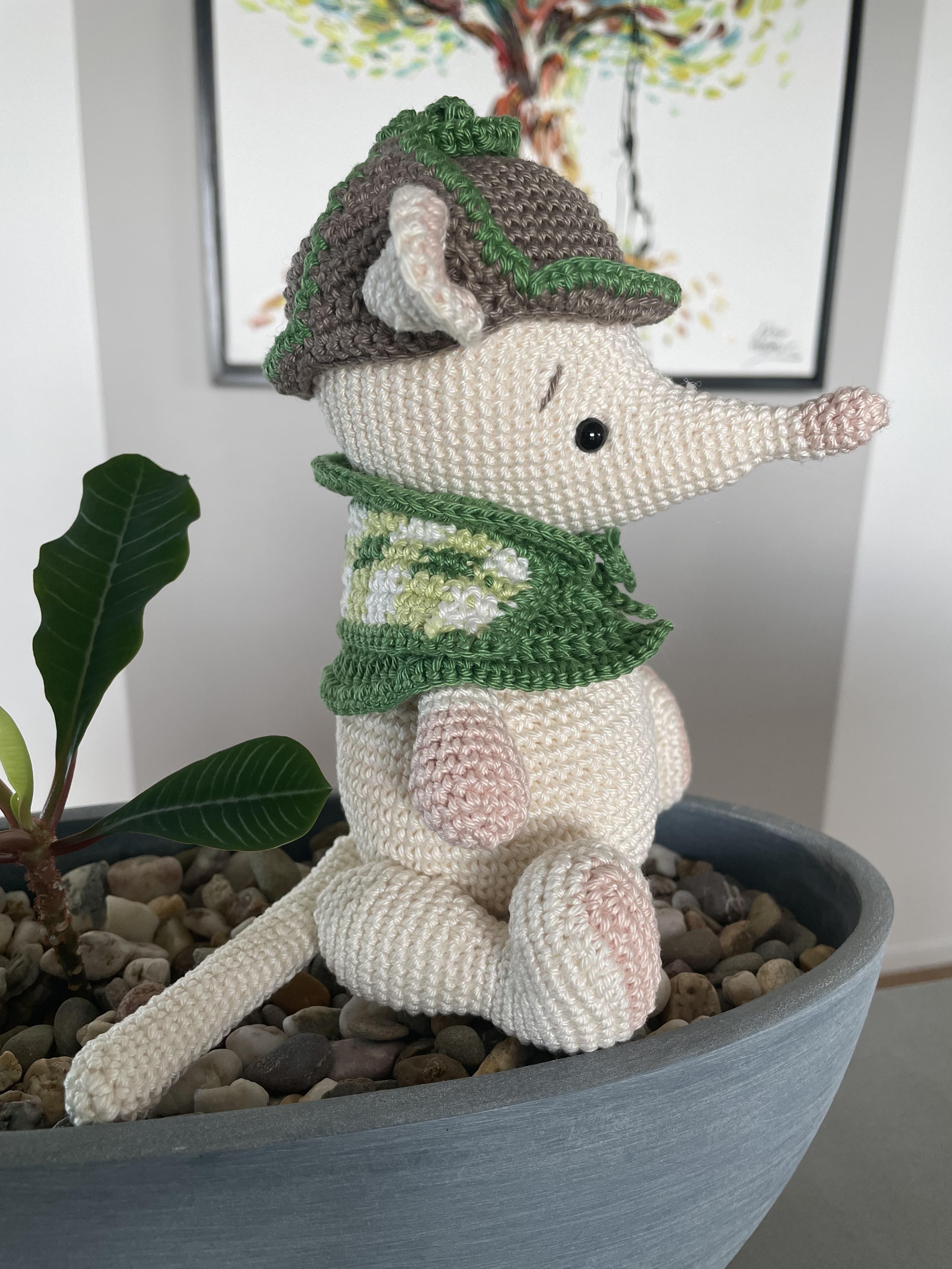 Amigurumi.com - Creations - Benedict the shrew from Amigurumi Treasures 2