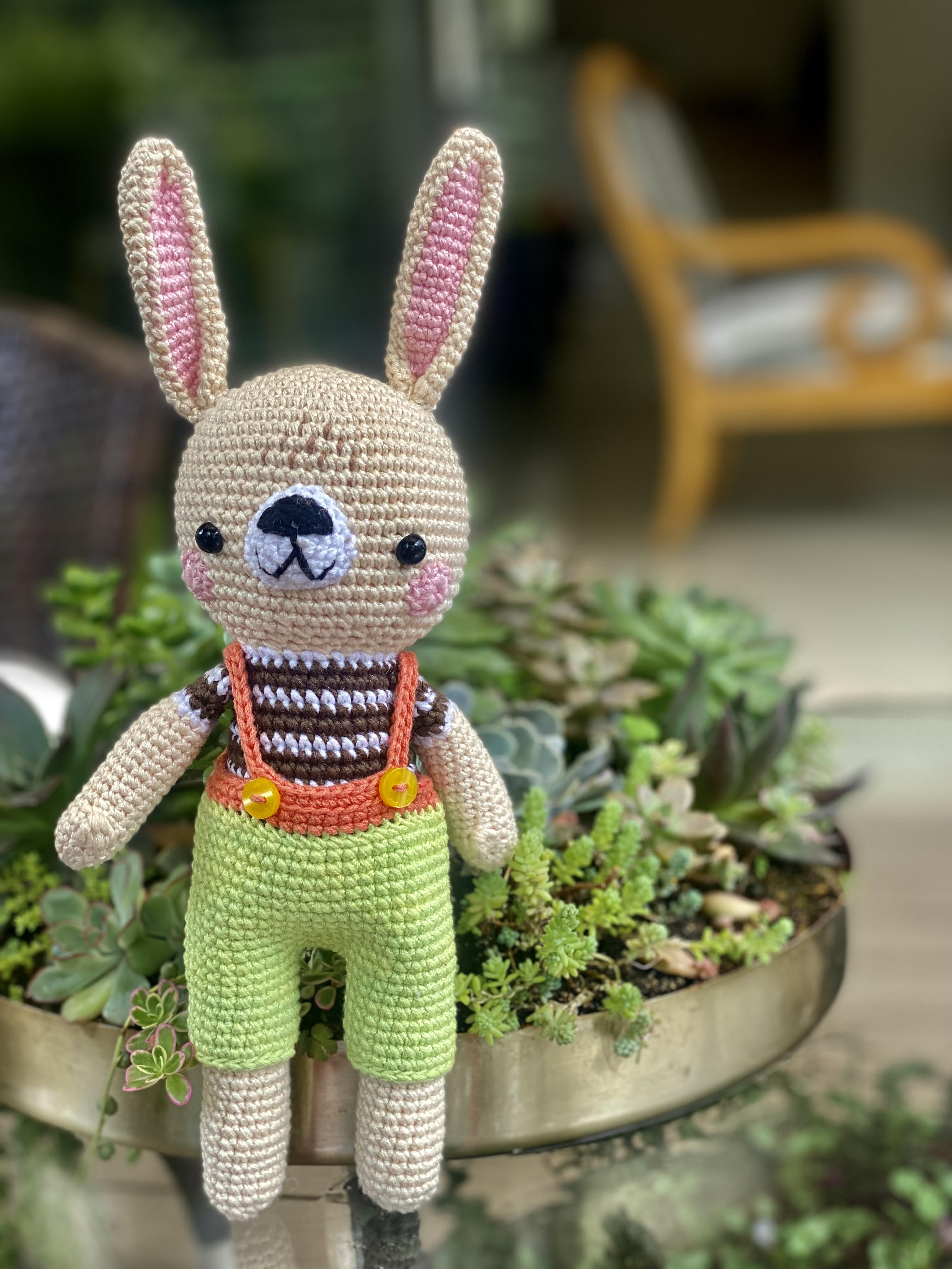 Amigurumi.com - Creations - Gilbert Rabbit from Animal Friends of Pica ...