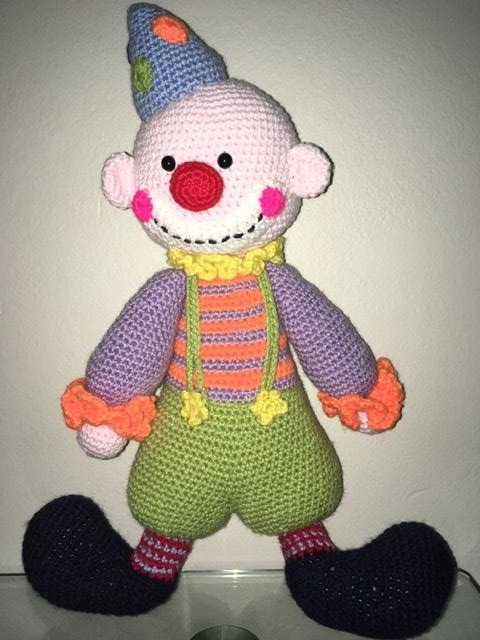 Amigurumi.com - Creations - Chatterbox the Clown from Amigurumi-Circus