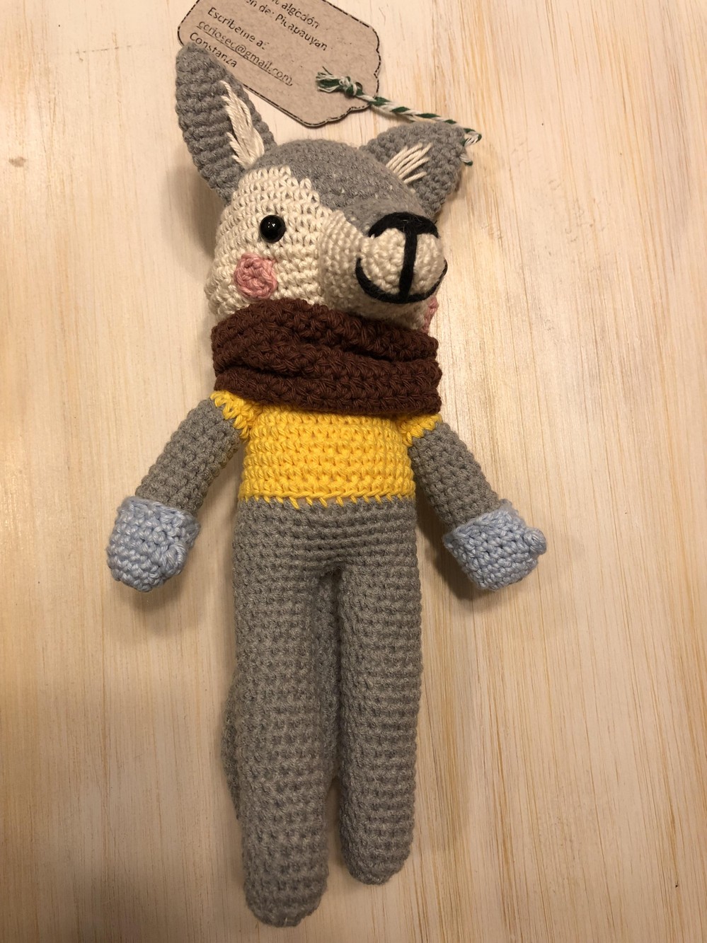 Amigurumi.com - Creations - Harry Wolf from Animal Friends of Pica Pau