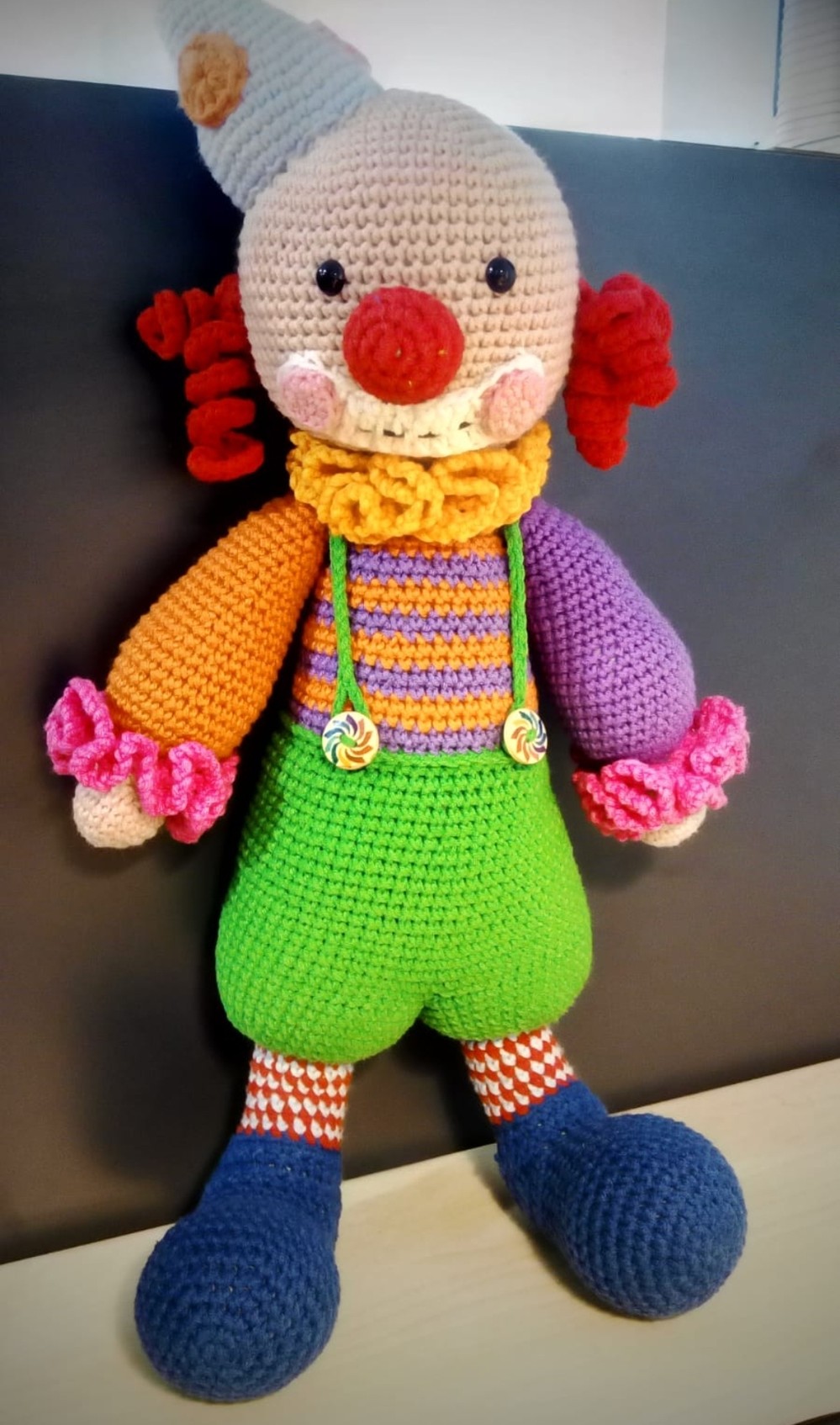 Amigurumi.com - Creations - Chatterbox the Clown from Amigurumi-Circus