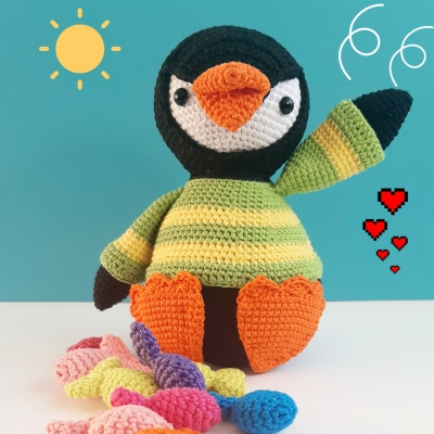 Amigurumi.com - Book creations - Zoomigurumi 9 - Moe the Penguin