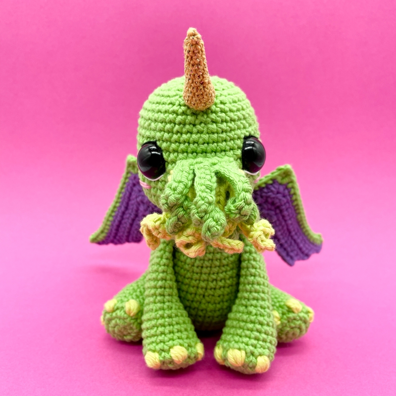 Eldritch the Cthulhcorn amigurumi pattern - Amigurumi.com