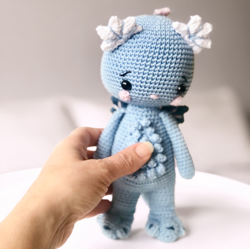 Leda the Dragon amigurumi pattern - Amigurumi.com