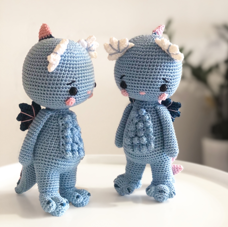 Leda the Dragon amigurumi pattern - Amigurumi.com
