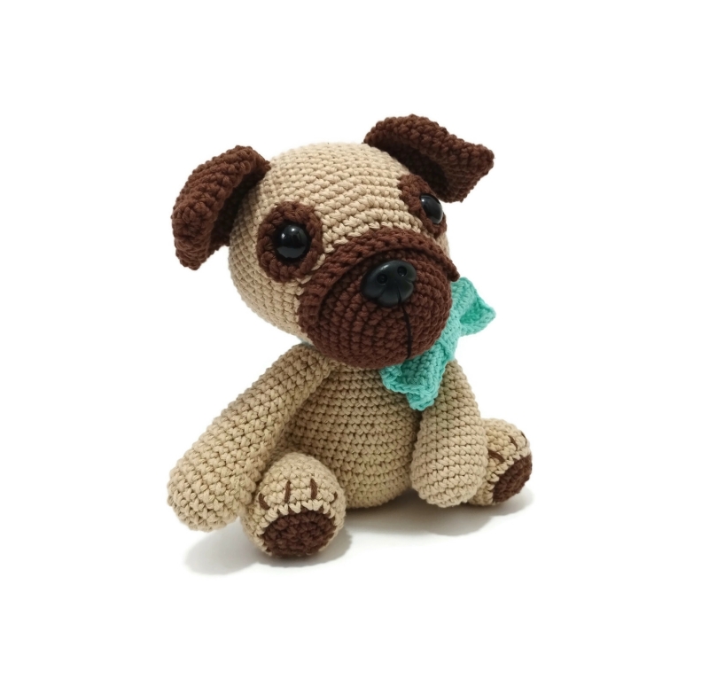 Elvis Pug amigurumi pattern - Amigurumi.com