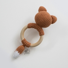 Lucy the Fox rattle amigurumi pattern - Amigurumi.com