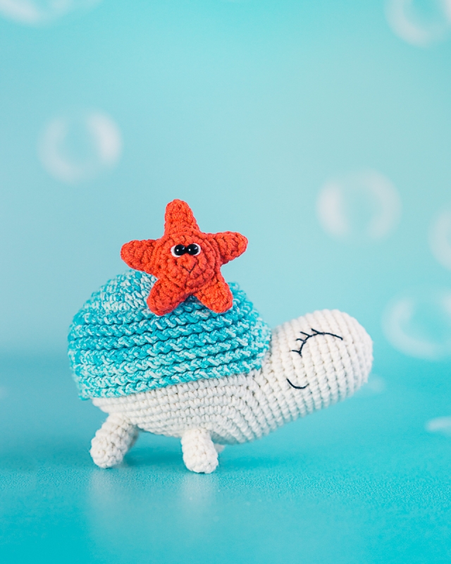 Cute Turtle and a starfish amigurumi pattern - Amigurumi.com