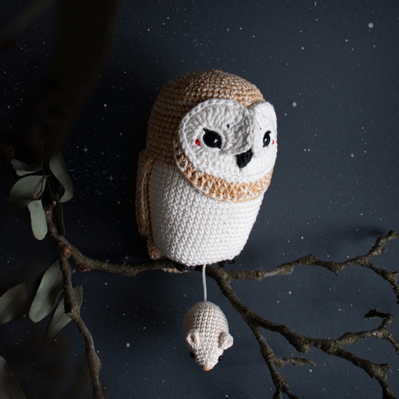 Barn Owl Olivia - Musical Toy amigurumi pattern - Amigurumi.com
