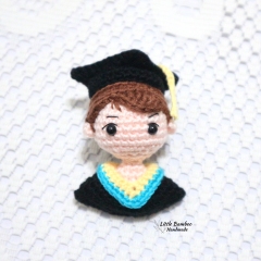 Graduation Boy and Girl amigurumi pattern - Amigurumi.com