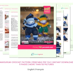 Jester, the carnival porcelain doll amigurumi pattern - Amigurumi.com