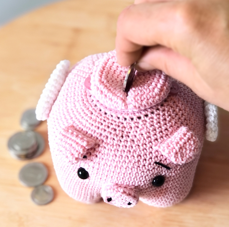 Grace the Piggy Bank amigurumi pattern - Amigurumi.com
