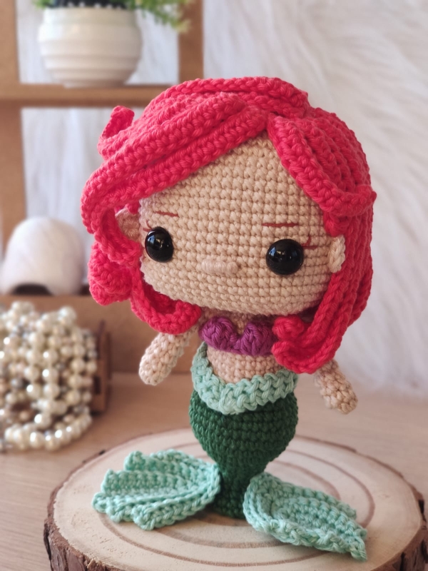 Princess Ariel amigurumi pattern - Amigurumi.com