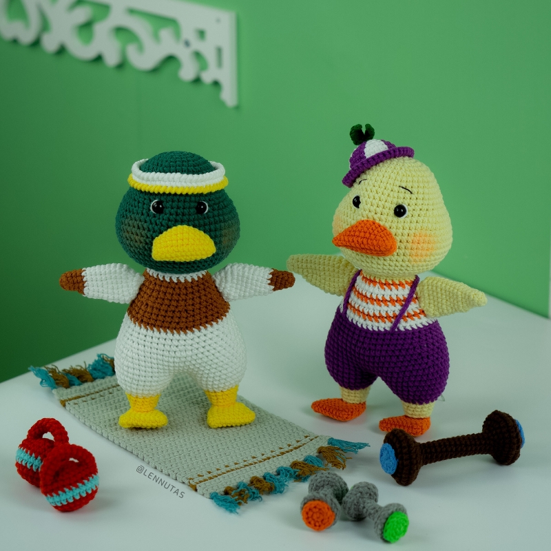 Ducks The Fitness amigurumi pattern - Amigurumi.com