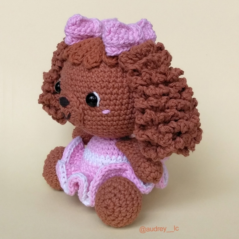 Bonnie the Toy Poodle amigurumi pattern - Amigurumi.com