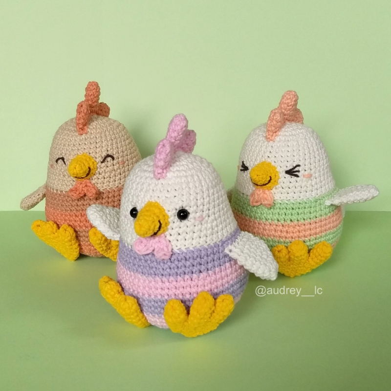 Poppy the Happy Chicken amigurumi pattern - Amigurumi.com
