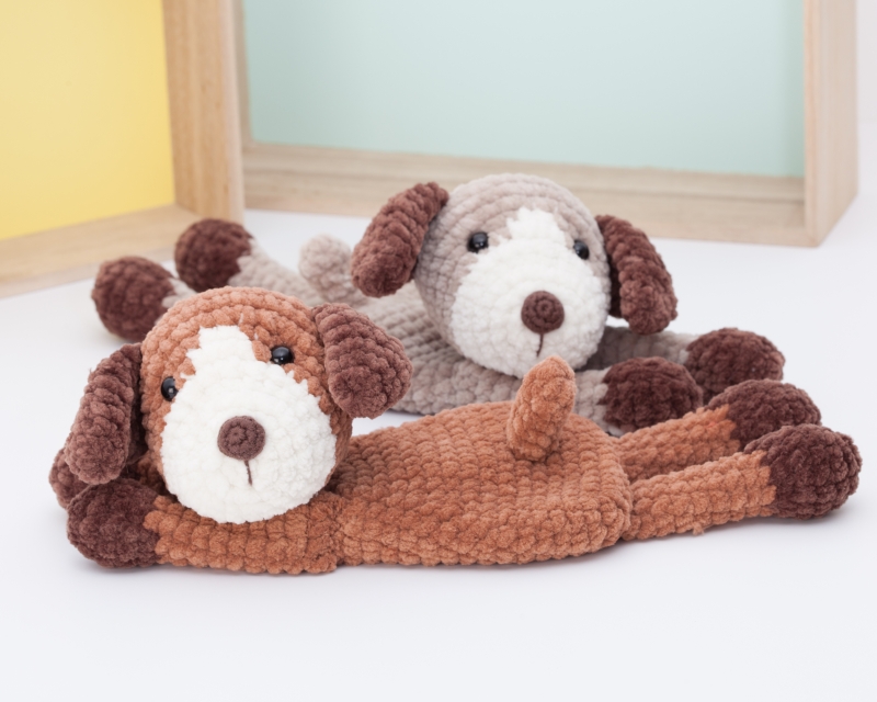 Dog snuggler, Puppy lovey amigurumi pattern - Amigurumi.com