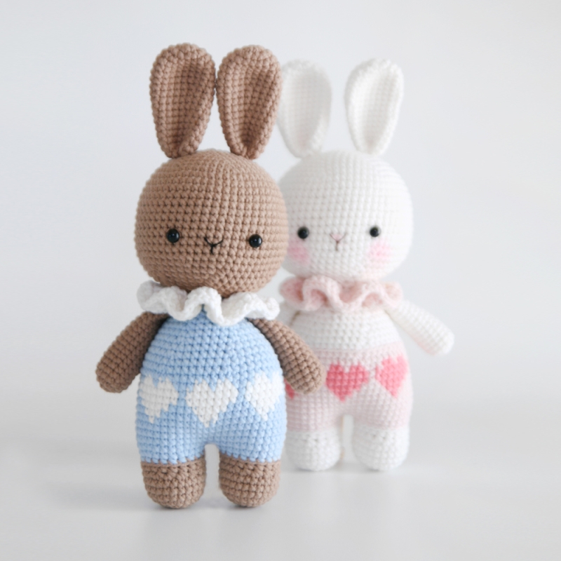 Bunnies-Byul, Dal and Sarang amigurumi pattern - Amigurumi.com