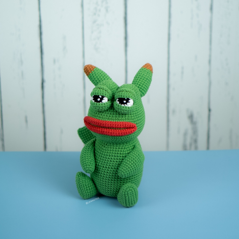 Pepechu Pikachu the Frog amigurumi pattern - Amigurumi.com