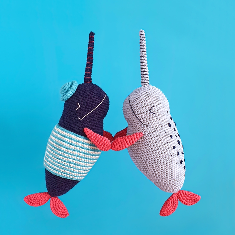 Mari the Narwhal amigurumi pattern - Amigurumi.com