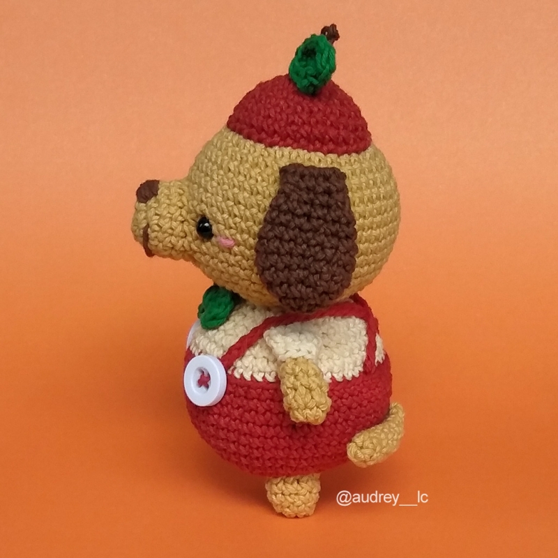 Apple Dog amigurumi pattern - Amigurumi.com