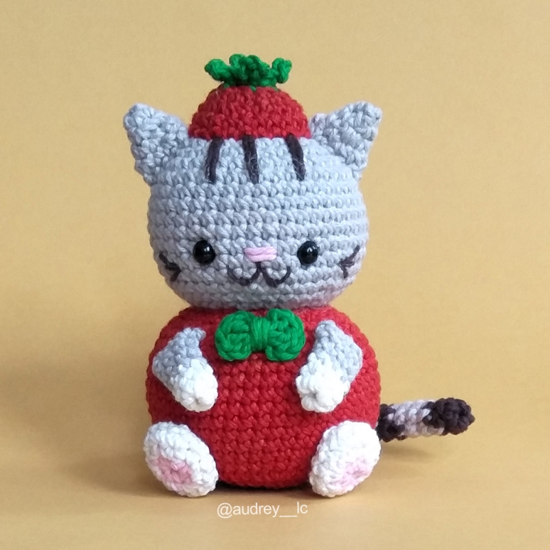 Tomato Cat amigurumi pattern - Amigurumi.com