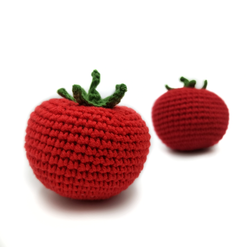 Tomato - Play food vegetables amigurumi pattern - Amigurumi.com