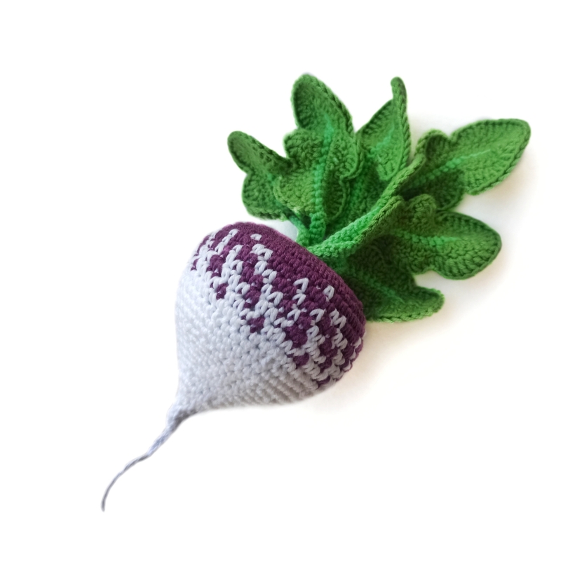 Turnip - Play food vegetables amigurumi pattern - Amigurumi.com