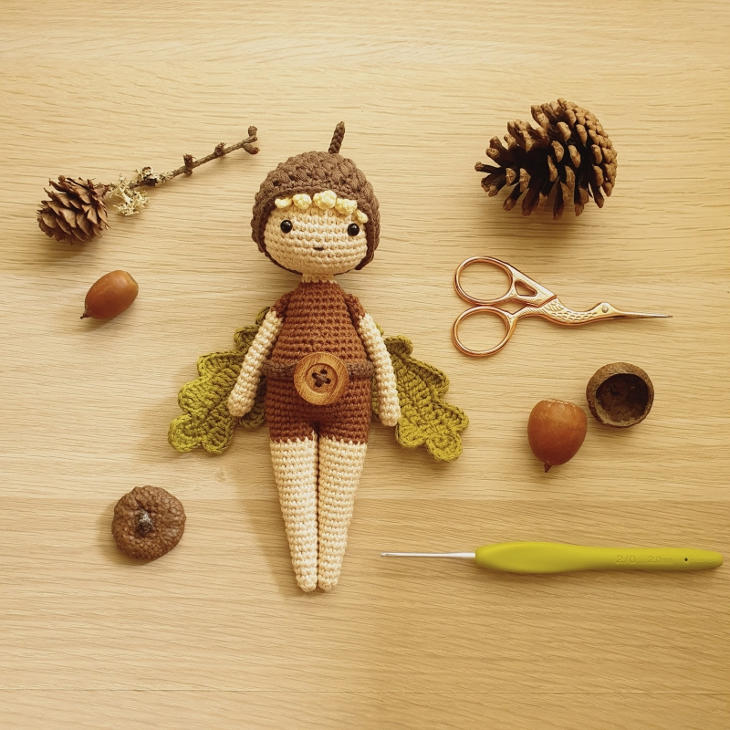 Acorn Sprite amigurumi pattern - Amigurumi.com