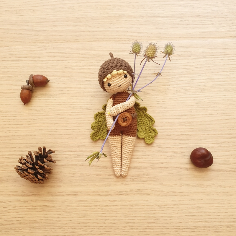 Acorn Sprite amigurumi pattern - Amigurumi.com