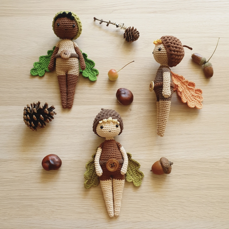 Acorn Sprite amigurumi pattern - Amigurumi.com