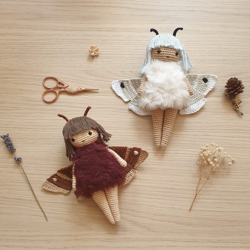 Moth Sprite amigurumi pattern - Amigurumi.com